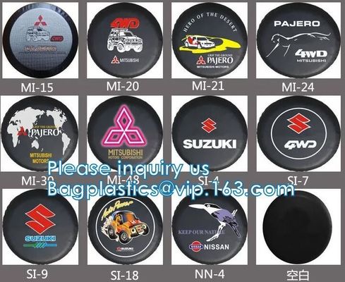 CAR CONSUMABLES SUPPLY Car Spare Wheel Cover Car Trunk Organier Car ...